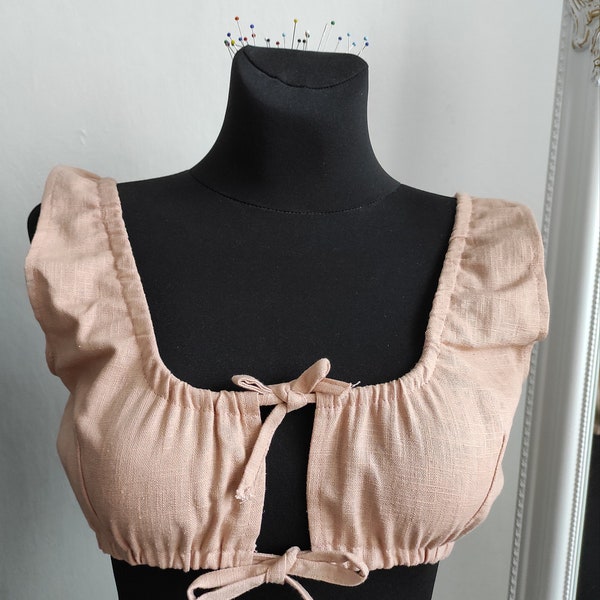 Linen Bra - Etsy
