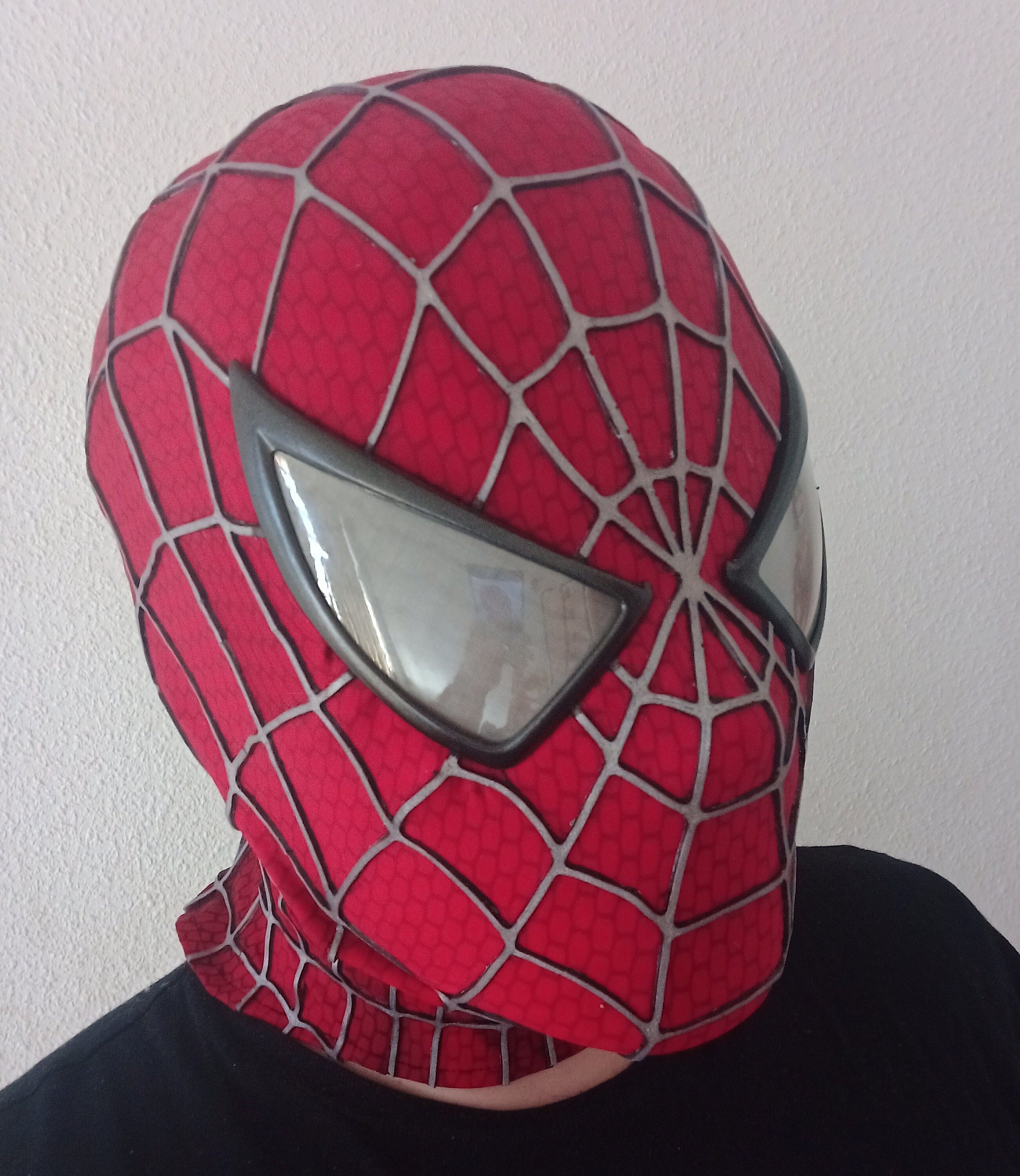 Wearable Cosplay Spider-man Sam Raimi Mask With Magnetic Faceshell and ...