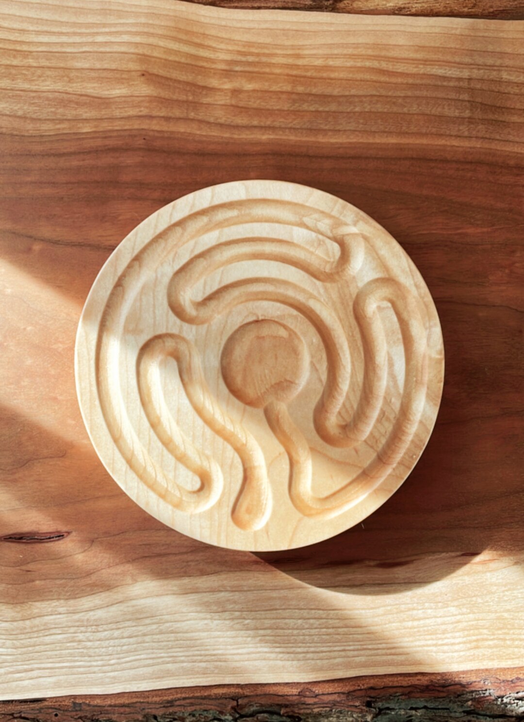 Wooden Finger Labyrinth / Calming Activities - Etsy