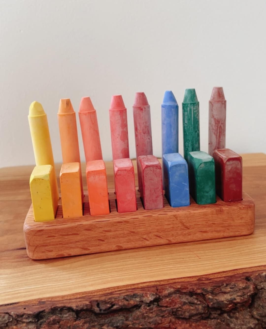 Crayon Holder - Fits Stockmar Crayons / Fully Finished - Etsy