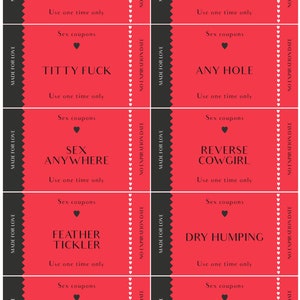 Printable Sex Coupon Book for Couples| Editable Canva Template | Adults ...