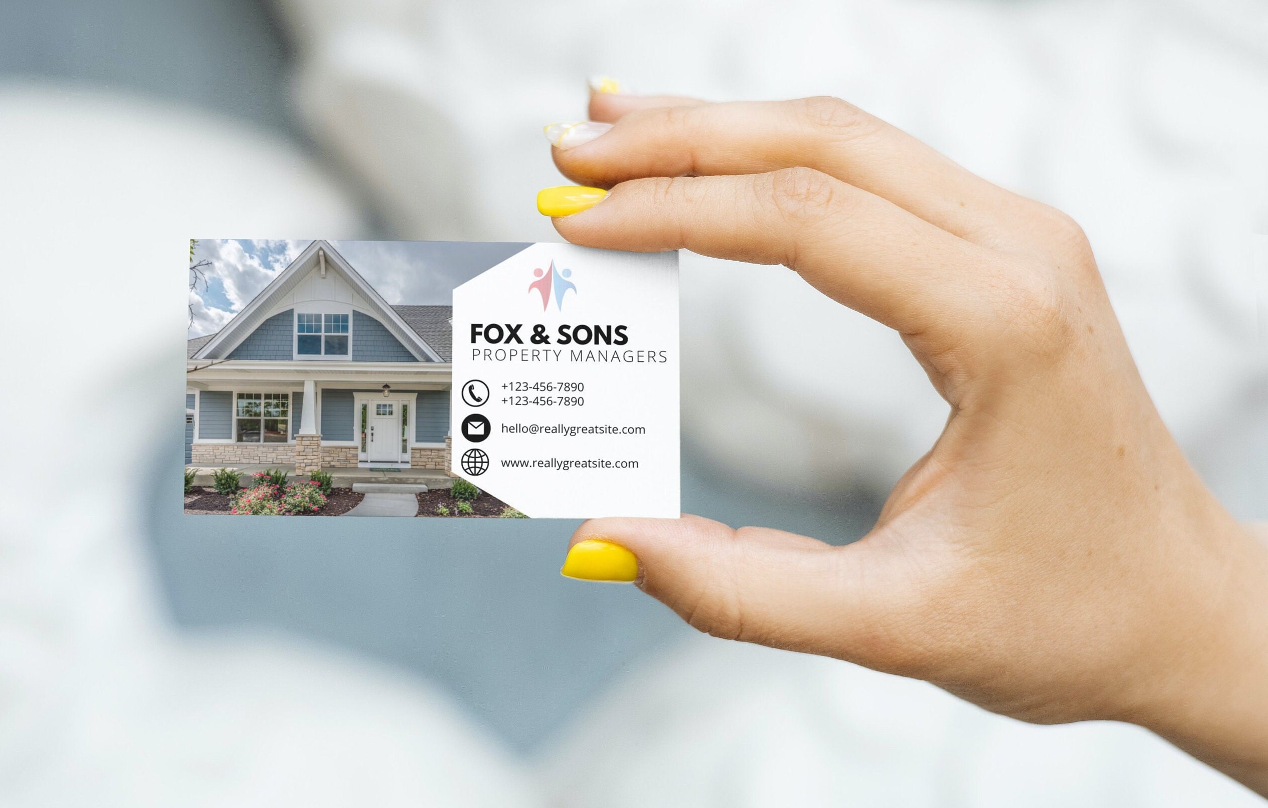 Property Management Business Card | Professional Business Card | Canva ...
