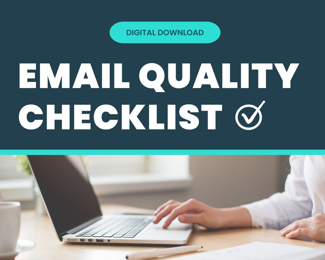 Email Quality Checklist: 13 Things to Check Before You Hit Send - Etsy