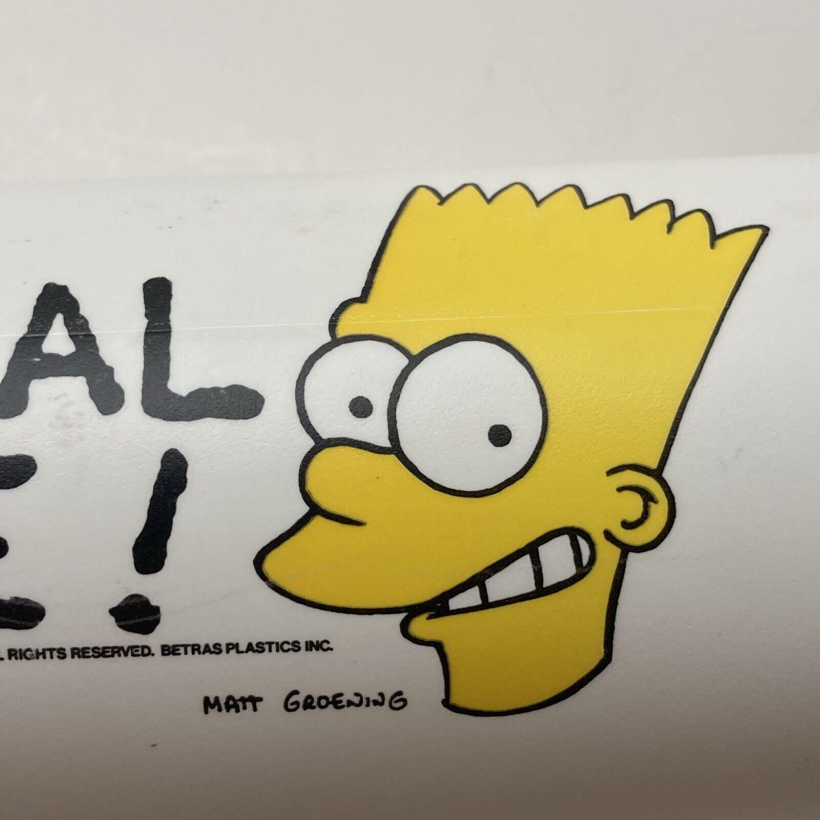 1990 the Simpsons - Bart “radical Dude”- Vintage 36oz to Go Cup W ...