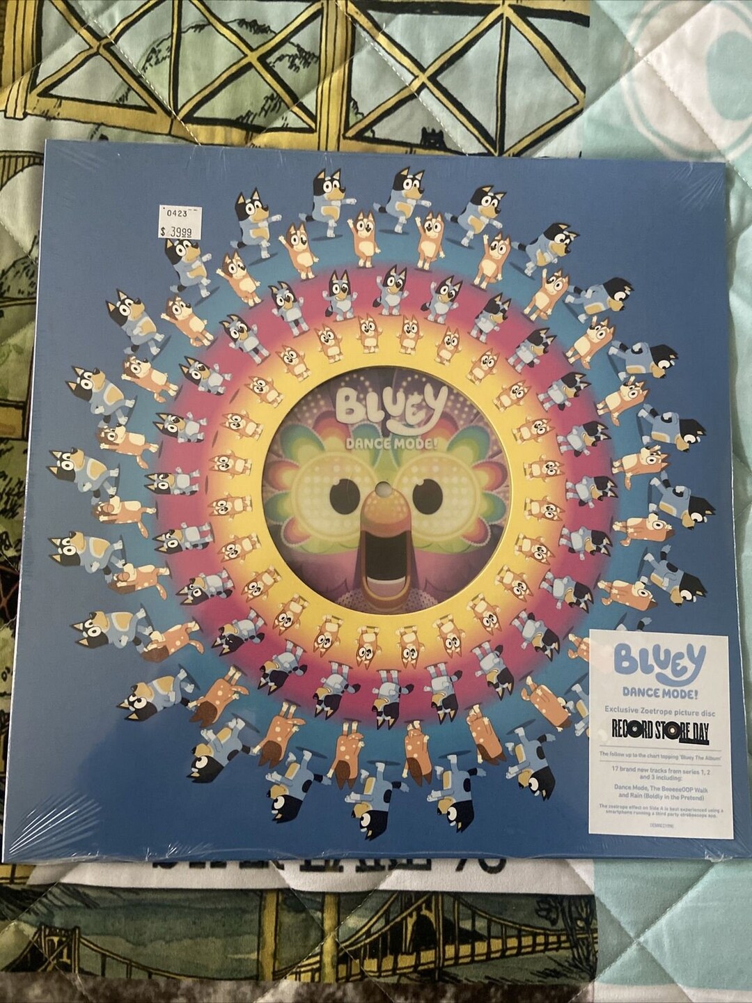 BLUEY Dance Mode Picture Disc Zoetrope RSD 2023 Vinyl Record - Etsy