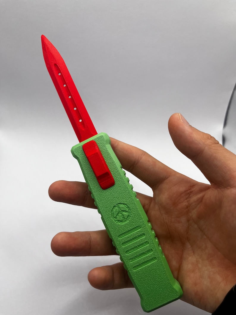 3D Printed OTF Fidget Knife - Etsy