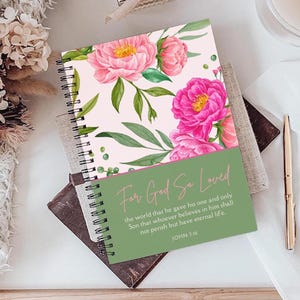 Personalized Spiral Notebook With Bible Verse Customization, Add Your ...