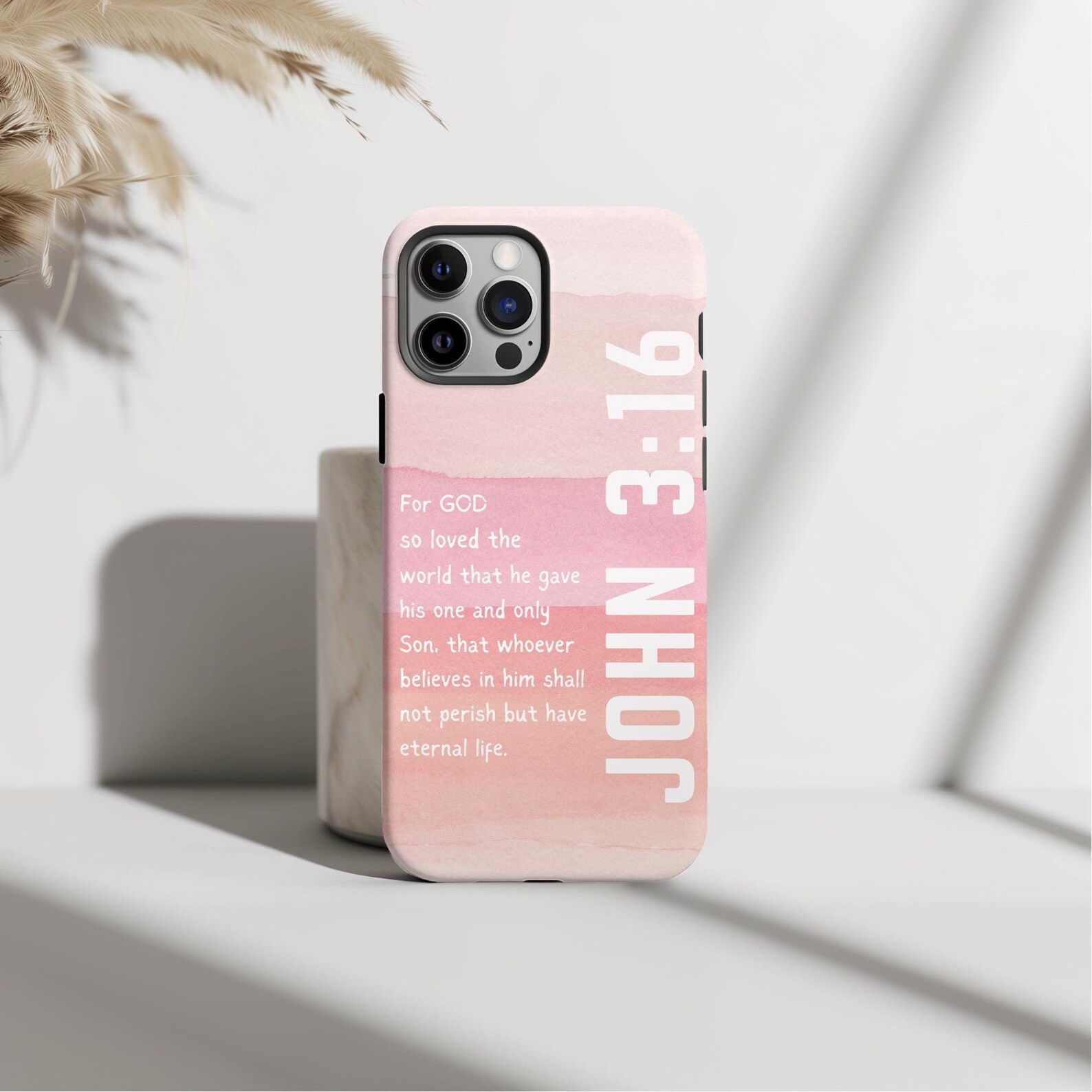 Personalized Custom Bible Verse iPhone Case, Tough Phone Case for ...