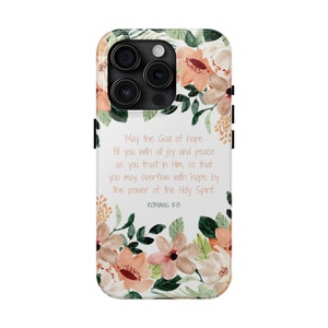 Personalized Custom Bible Verse iPhone Case, Tough Phone Case for ...
