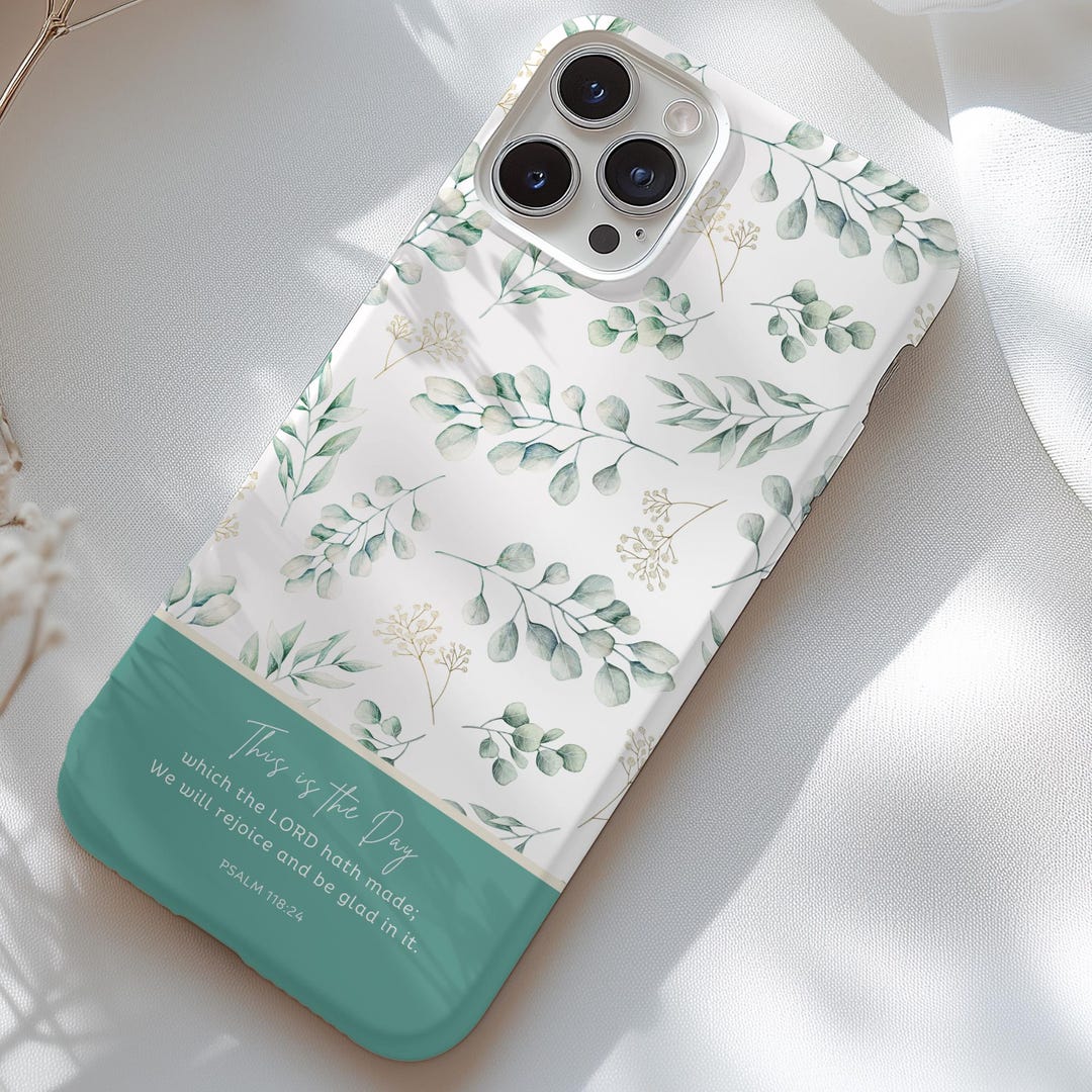 Personalized Bible Verse Phone Case for iPhone 17 16 15 14 13 12 11 ...