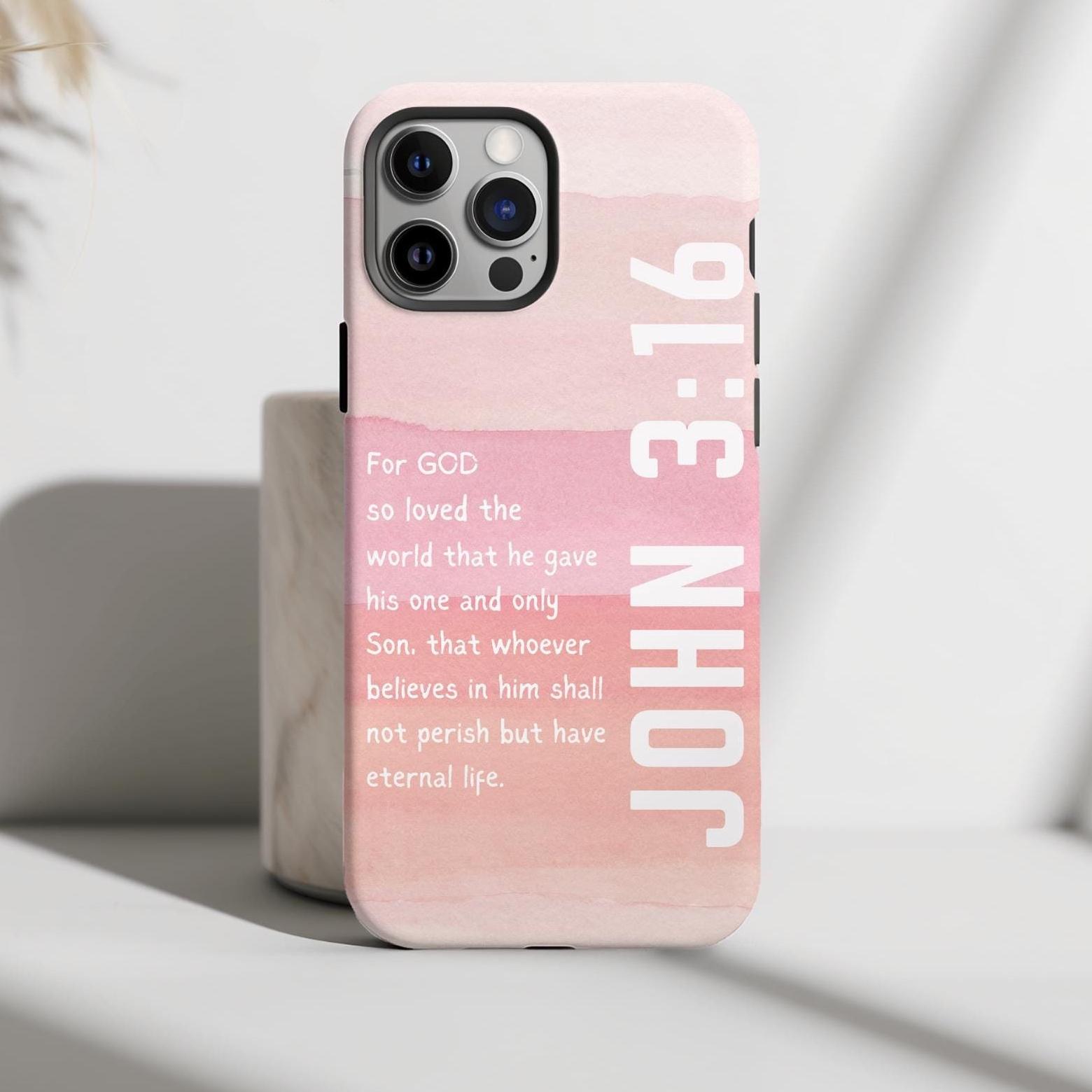 Personalized Custom Bible Verse iPhone Case, Tough Phone Case for ...