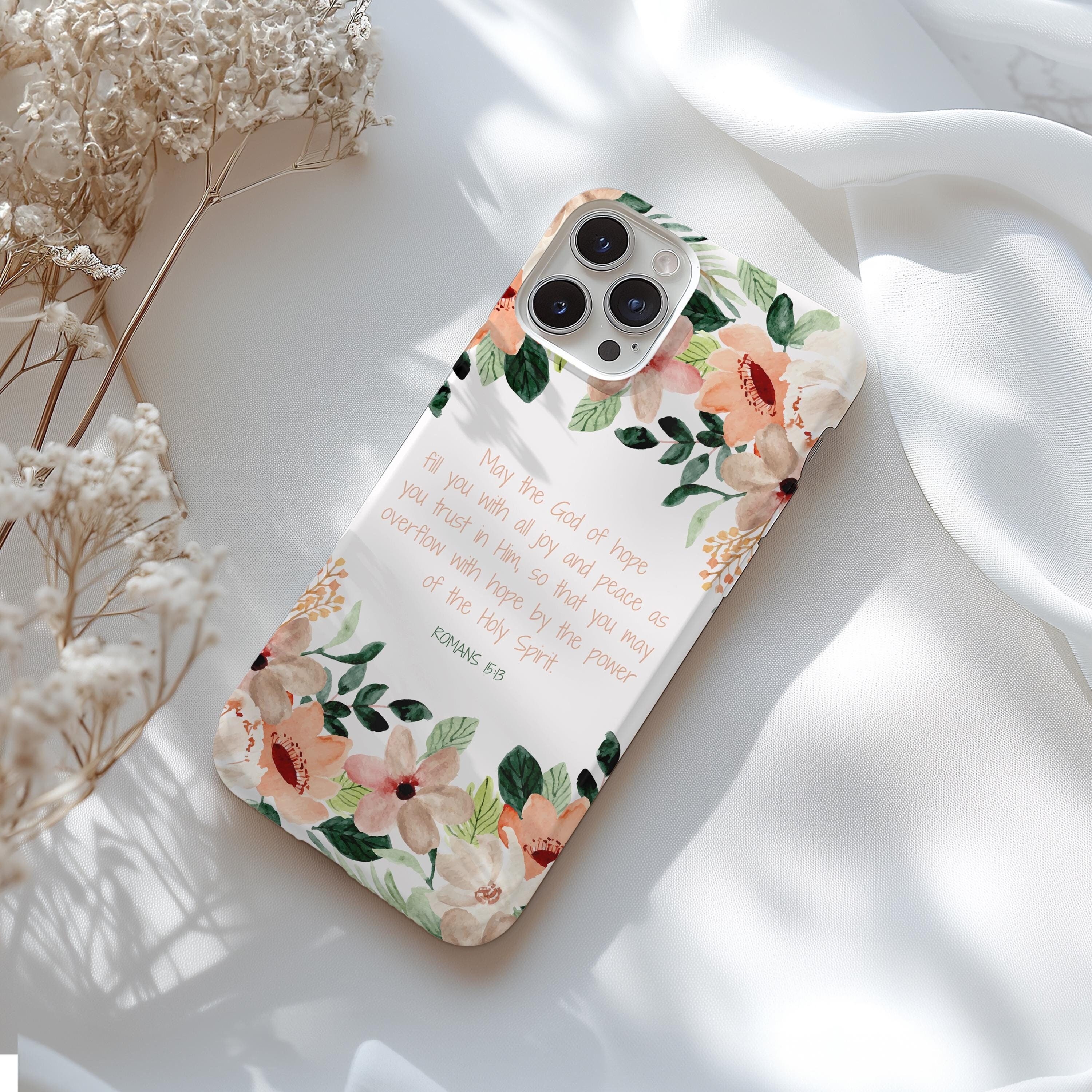 Personalized Custom Bible Verse iPhone Case, Tough Phone Case for ...