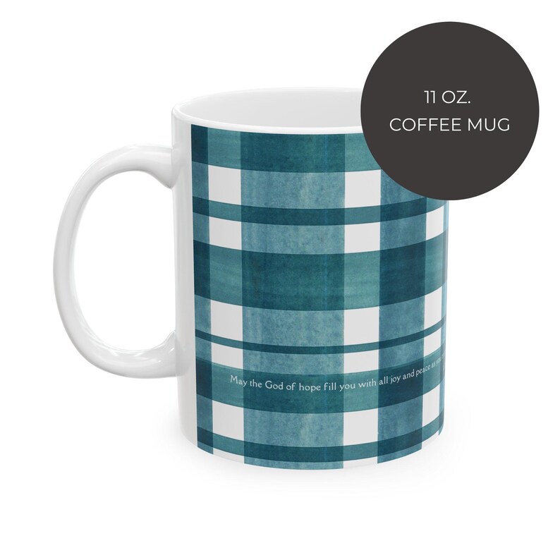 Coffee Mug With Bible Verse Romans 15:13 or Add Your Favorite Bible ...