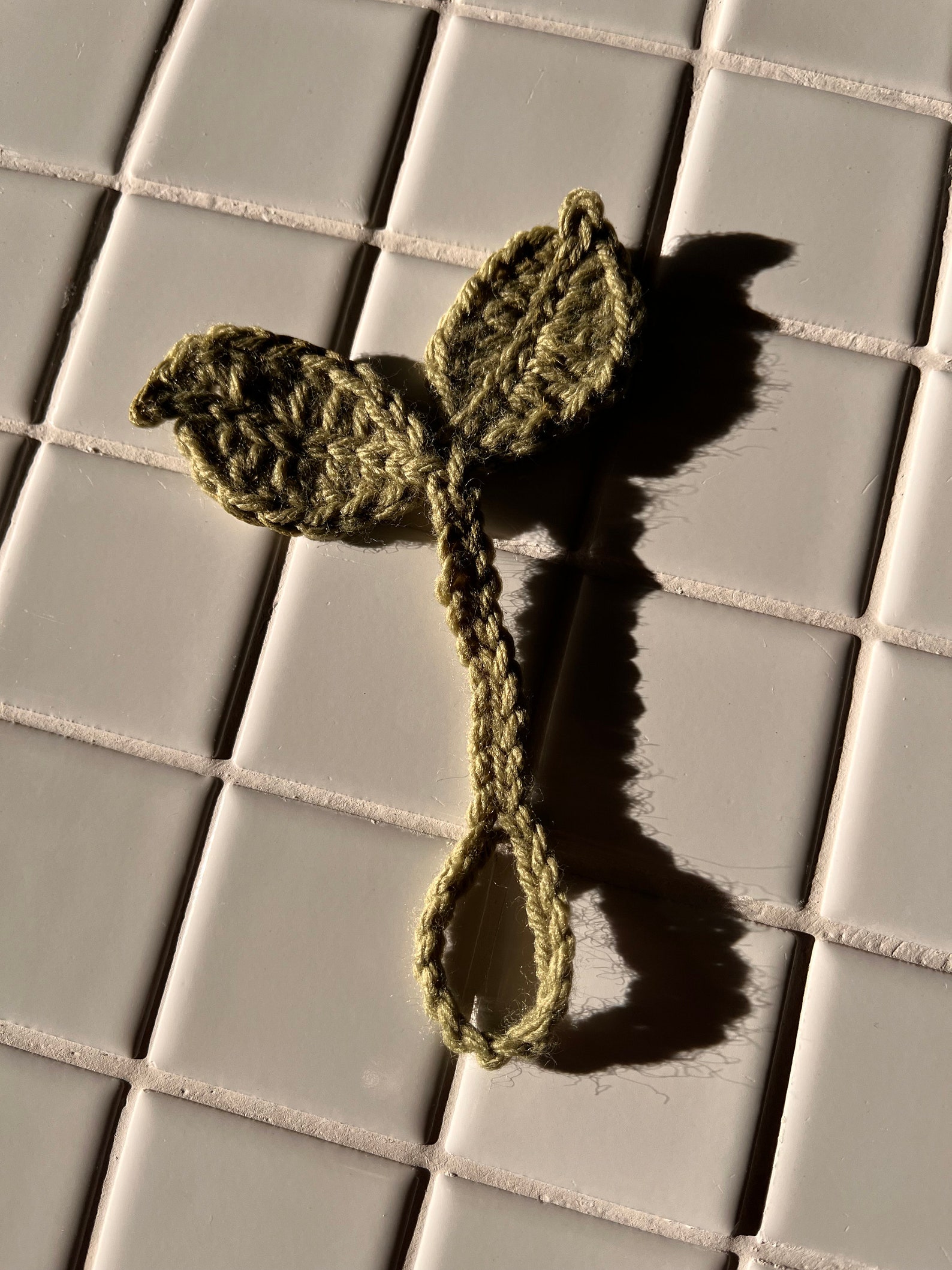 Crochet Sprout Headset, Headphone Decoration, Crochet Sprout Leaf, Leaf ...