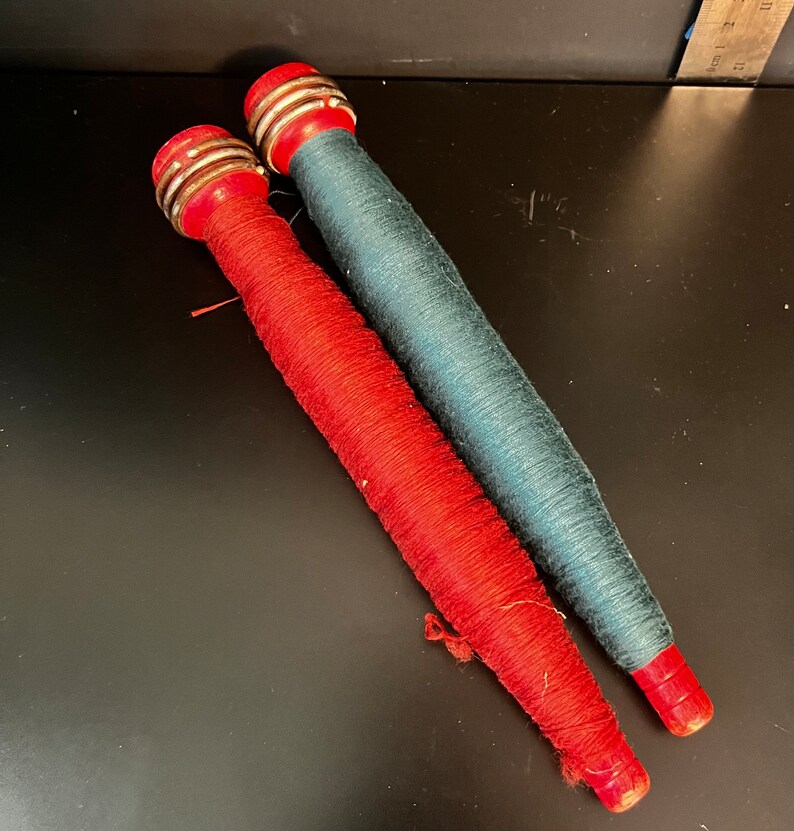 Vintage Wooden Spool for Thread - Etsy