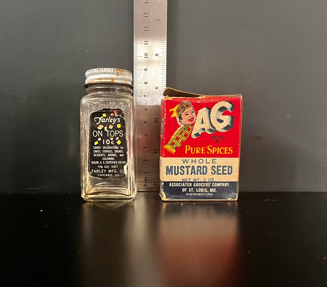 Vintage Spice Containers - Etsy