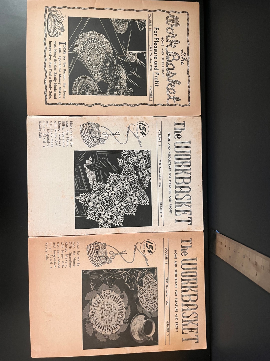 Vintage Workbasket Craft Magazine - Etsy