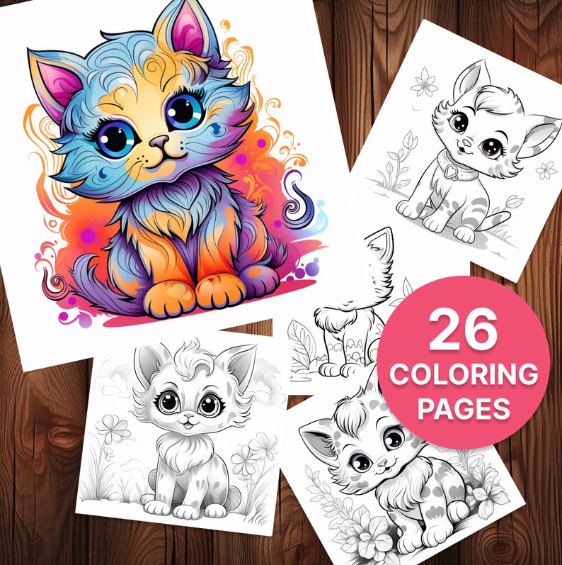 26 Printable Cat Coloring Pages for Kids - Preschool, Kindergarten ...