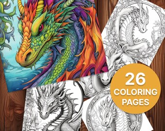 120 Fantasy Creatures Coloring Pages Printable Coloring Book Coloring ...