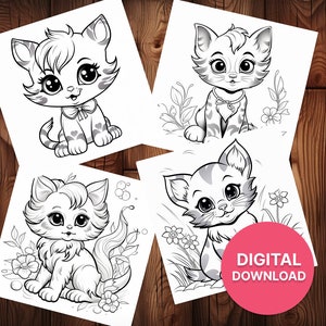 26 Printable Cat Coloring Pages for Kids - Preschool, Kindergarten ...