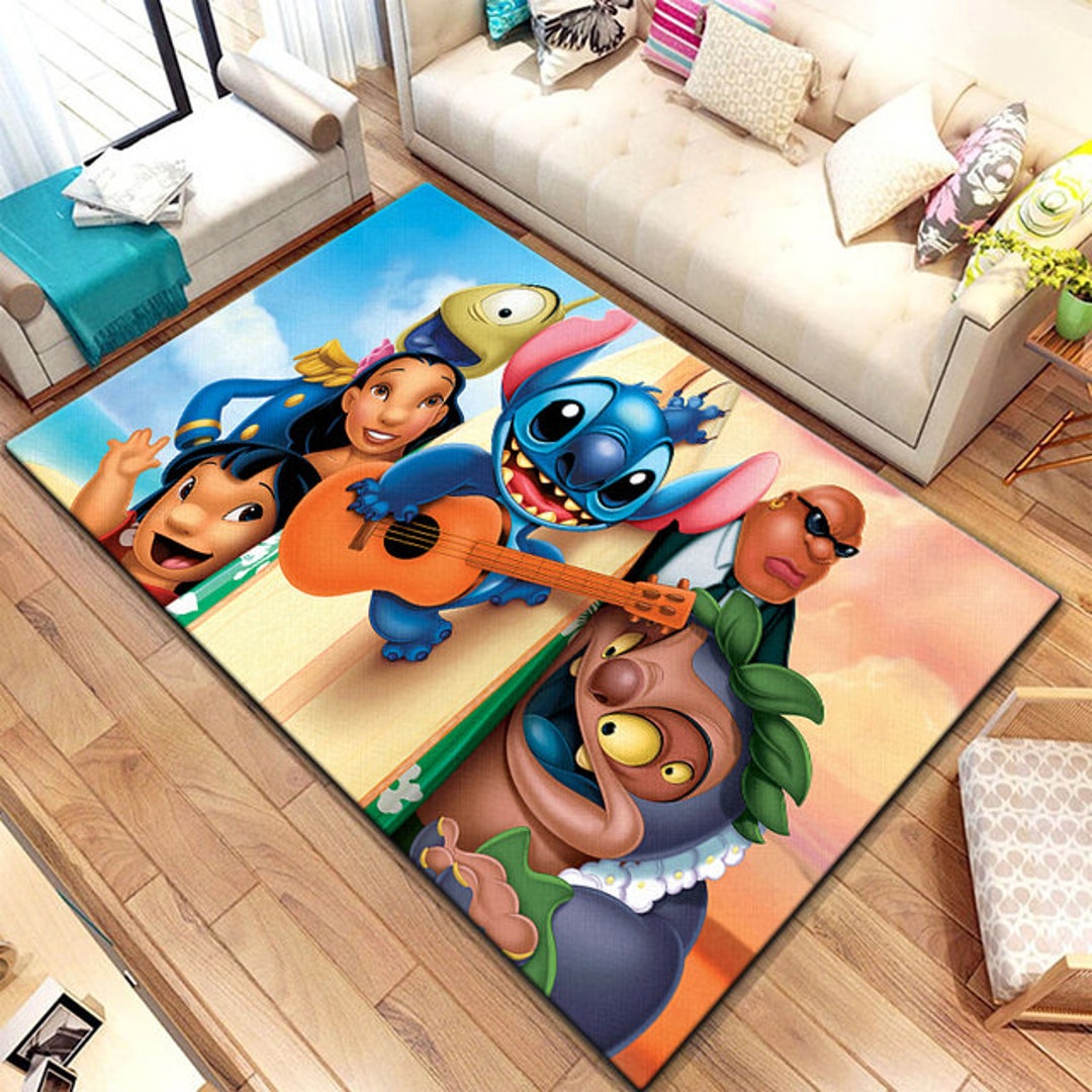 Lilo and Stitch Rug Lilo and Stitch Gift Anime Rug Disney - Etsy