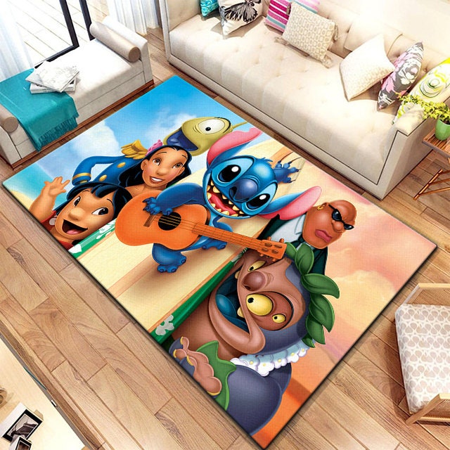 Lilo and Stitch Rug Lilo and Stitch Gift Anime Rug Disney - Etsy