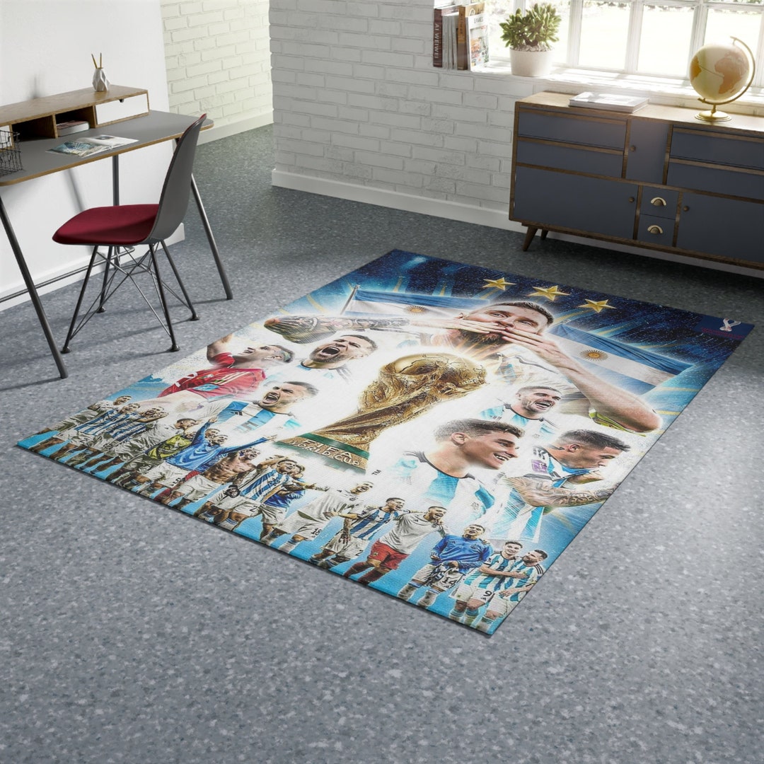 Argentina Rug FIFA World Cup Qatar 2022 Final Argentina Vs - Etsy
