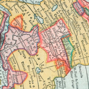 Alexander Gleason's Vintage 1892 Map Upscaled, Digital Download ...