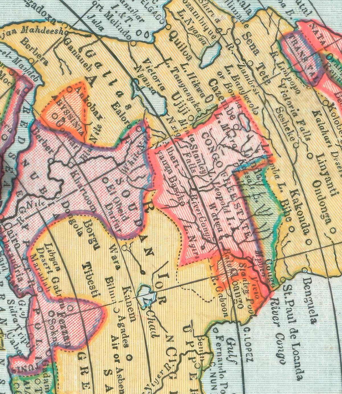 Alexander Gleason's Vintage 1892 Map Upscaled, Digital Download ...