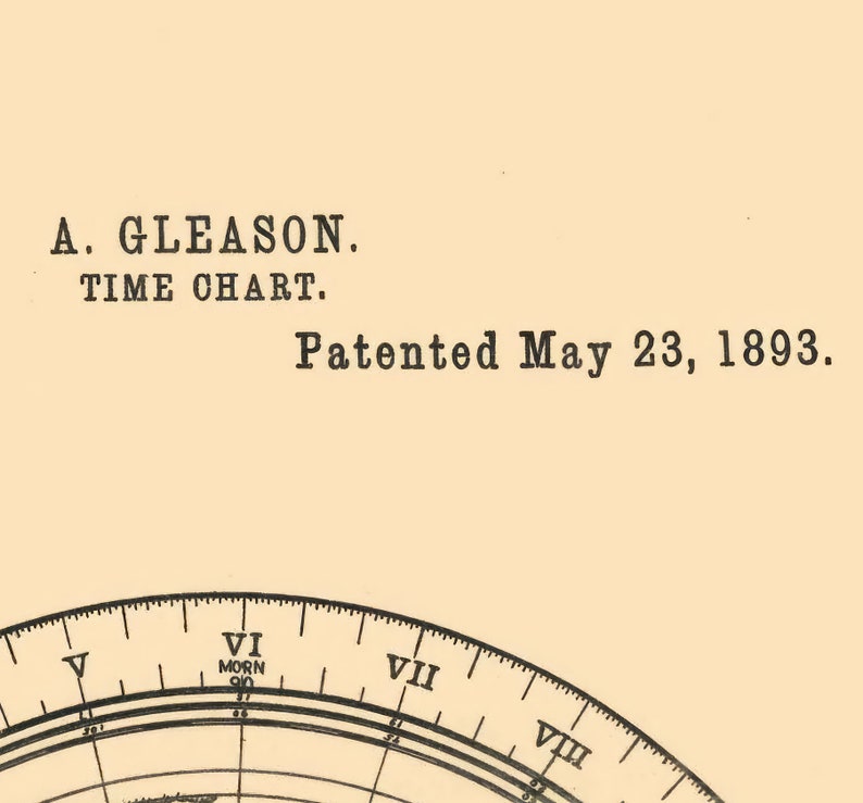 Alexander Gleason Patent Flat Earth Map Application, SUPER Rare Flat ...