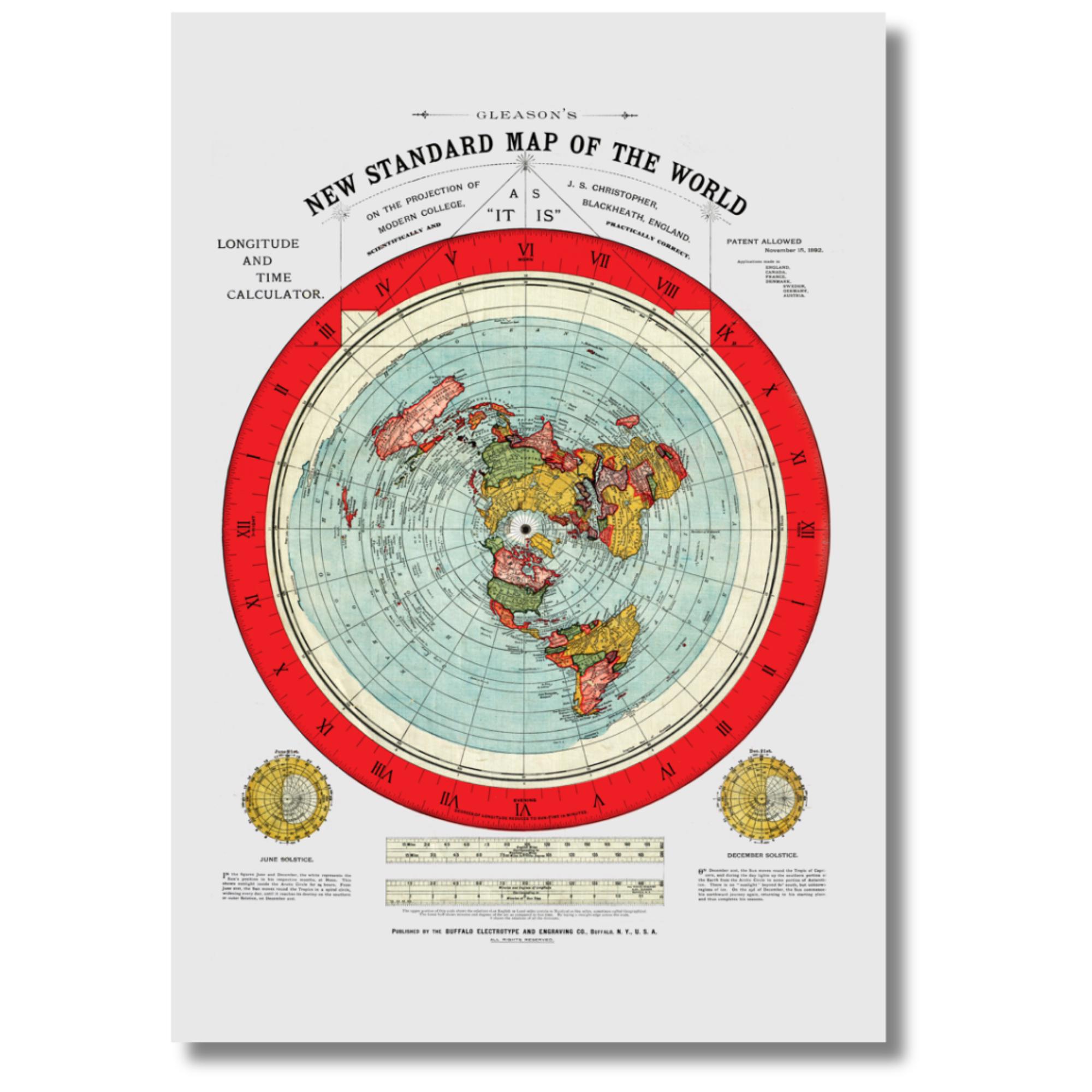 Alex Gleason 1892 Map Remastered Hi-res Digital Download of Standard ...