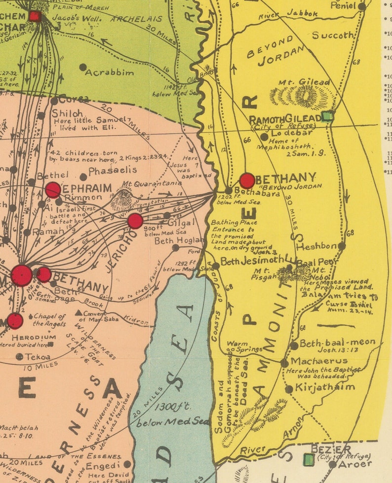 Palestine Student Map, Digital Download, School Map, Jerusalem ...