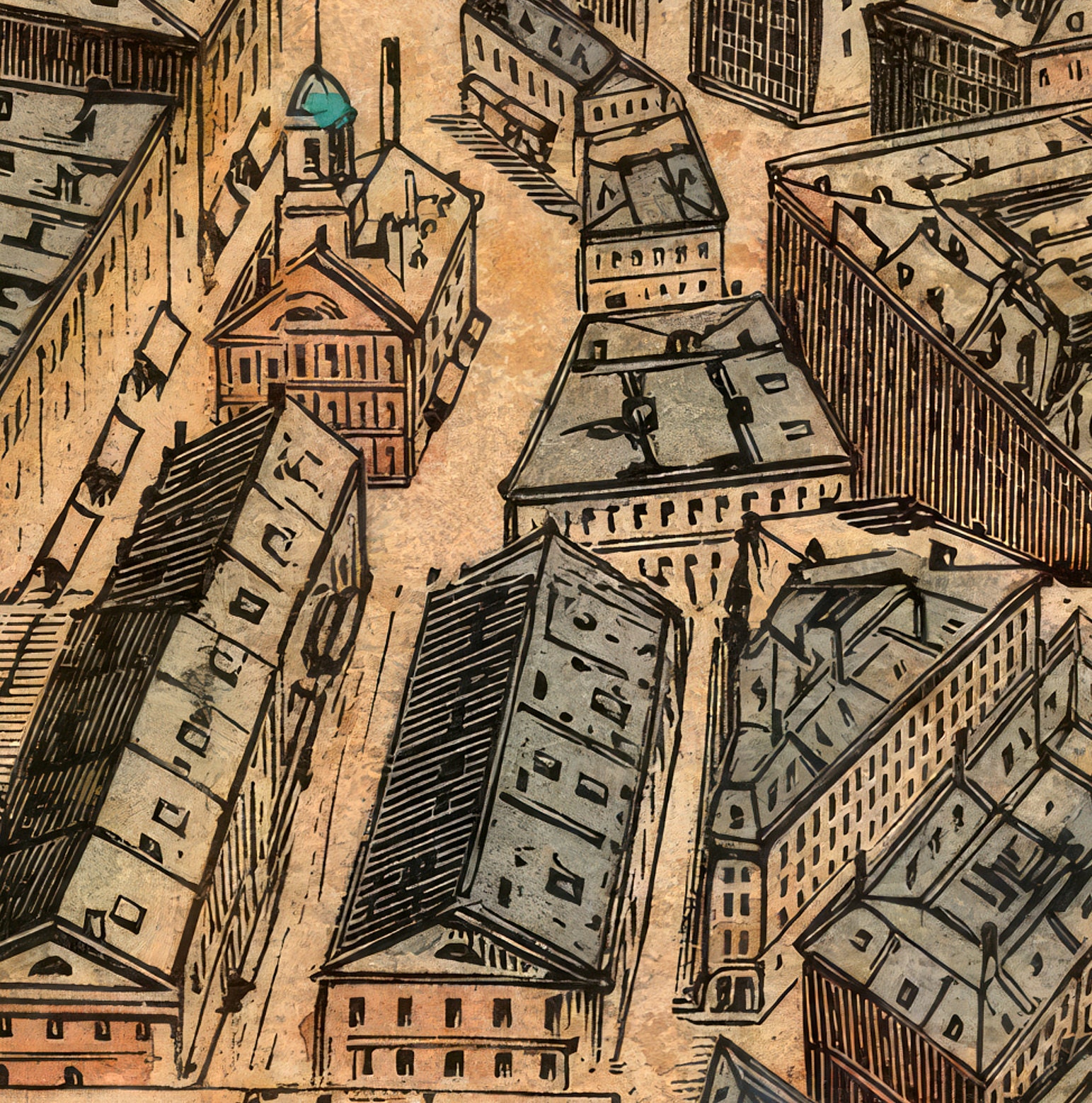 Boston Fire 1872, Digitaler Download, Brandverschwörung, Currier Und ...