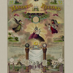 Masonic Record Certificates: A Glimpse Into Master Masons' Journeys ...
