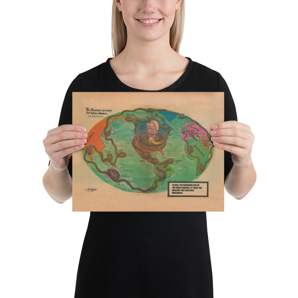 The Serpent Deceived the World Poster, World Serpent Poster, Muhammad ...