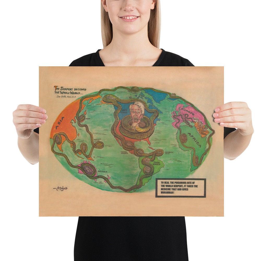The Serpent Deceived the World Poster, World Serpent Poster, Muhammad ...
