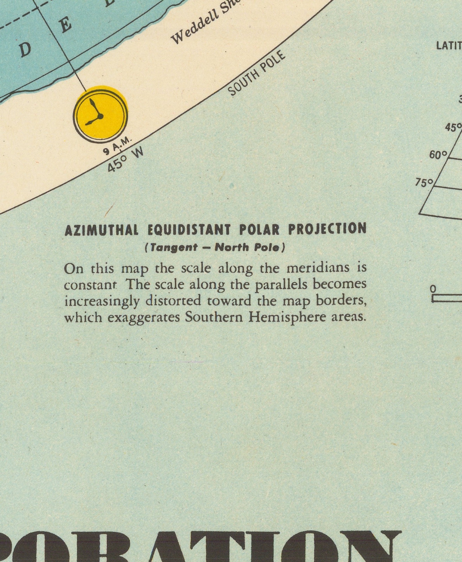 Air Age Map of the World, Map, Flight Paths, Flat Earth, 1938, Digital ...