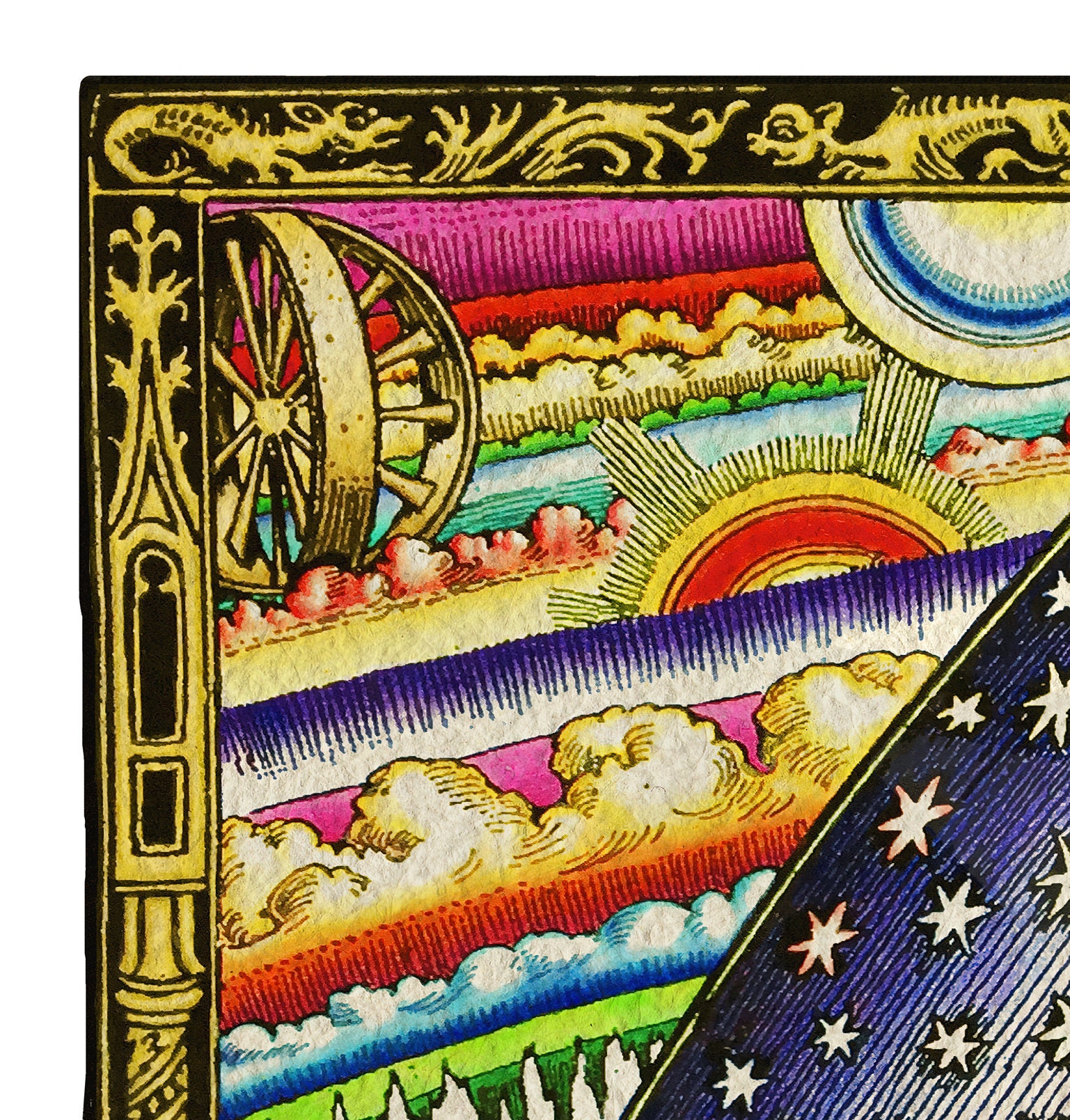 Flammarion Engraving, Digital Download, Enhanced Quality - Remastered ...
