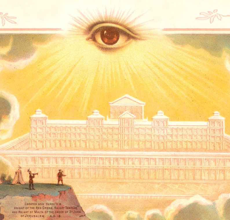 From Light to Darkness Painting, Digital Download, Masonic Print ...