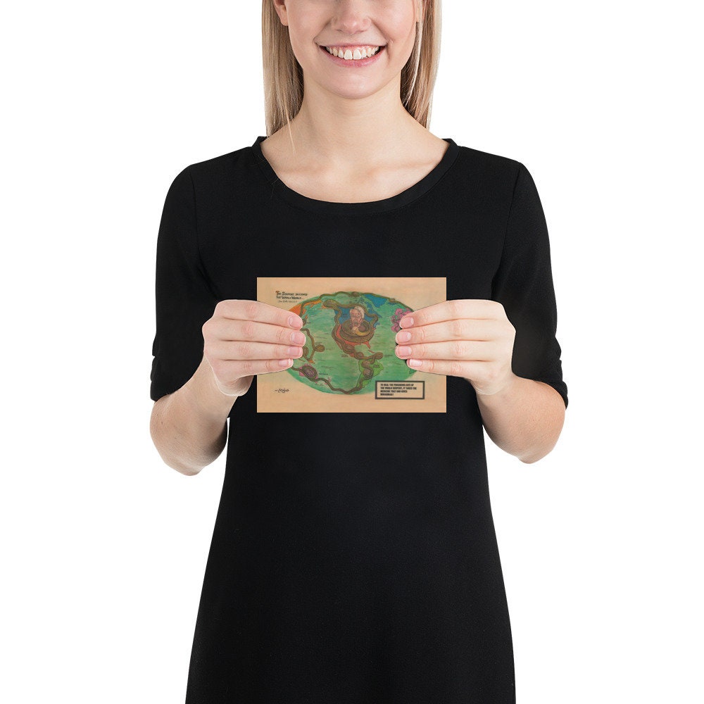 The Serpent Deceived the World Poster, World Serpent Poster, Muhammad ...