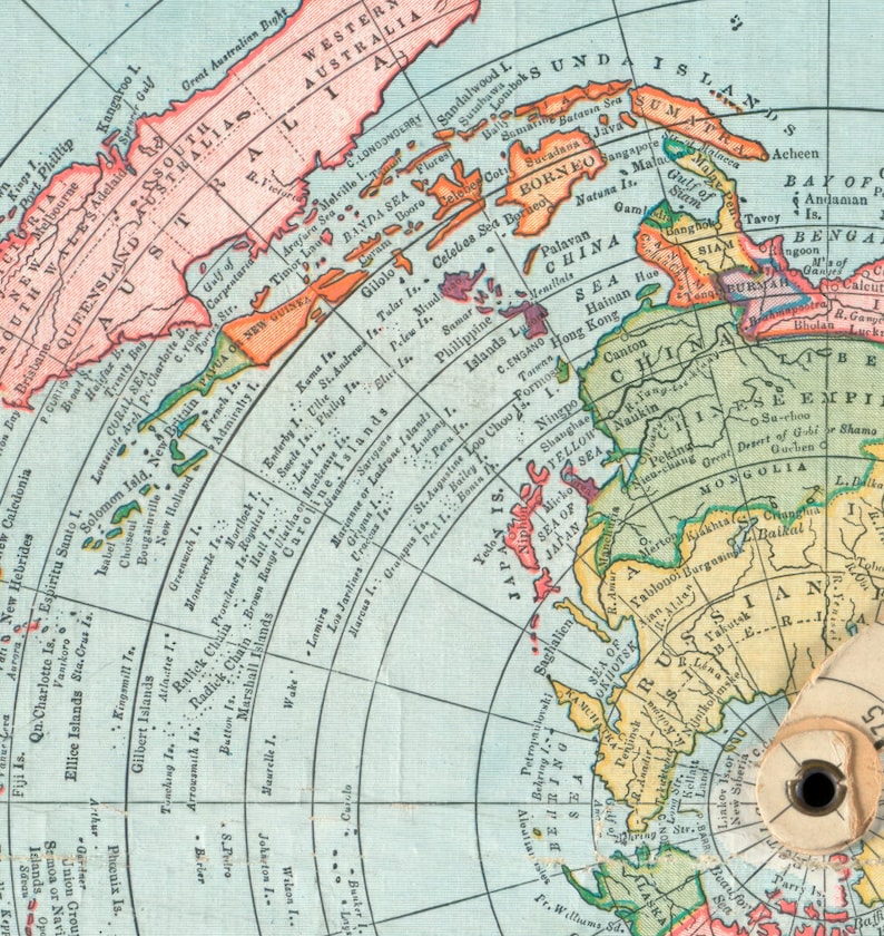 Alexander Gleason's Vintage 1892 Map Upscaled, Digital Download ...