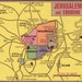 Palestine Land of Strife Map, Digital Download, Holy Land Map ...