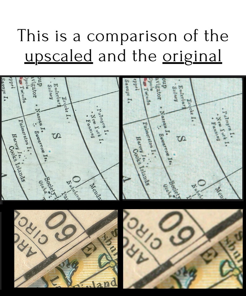 Alexander Gleason's Vintage 1892 Map Upscaled, Digital Download ...