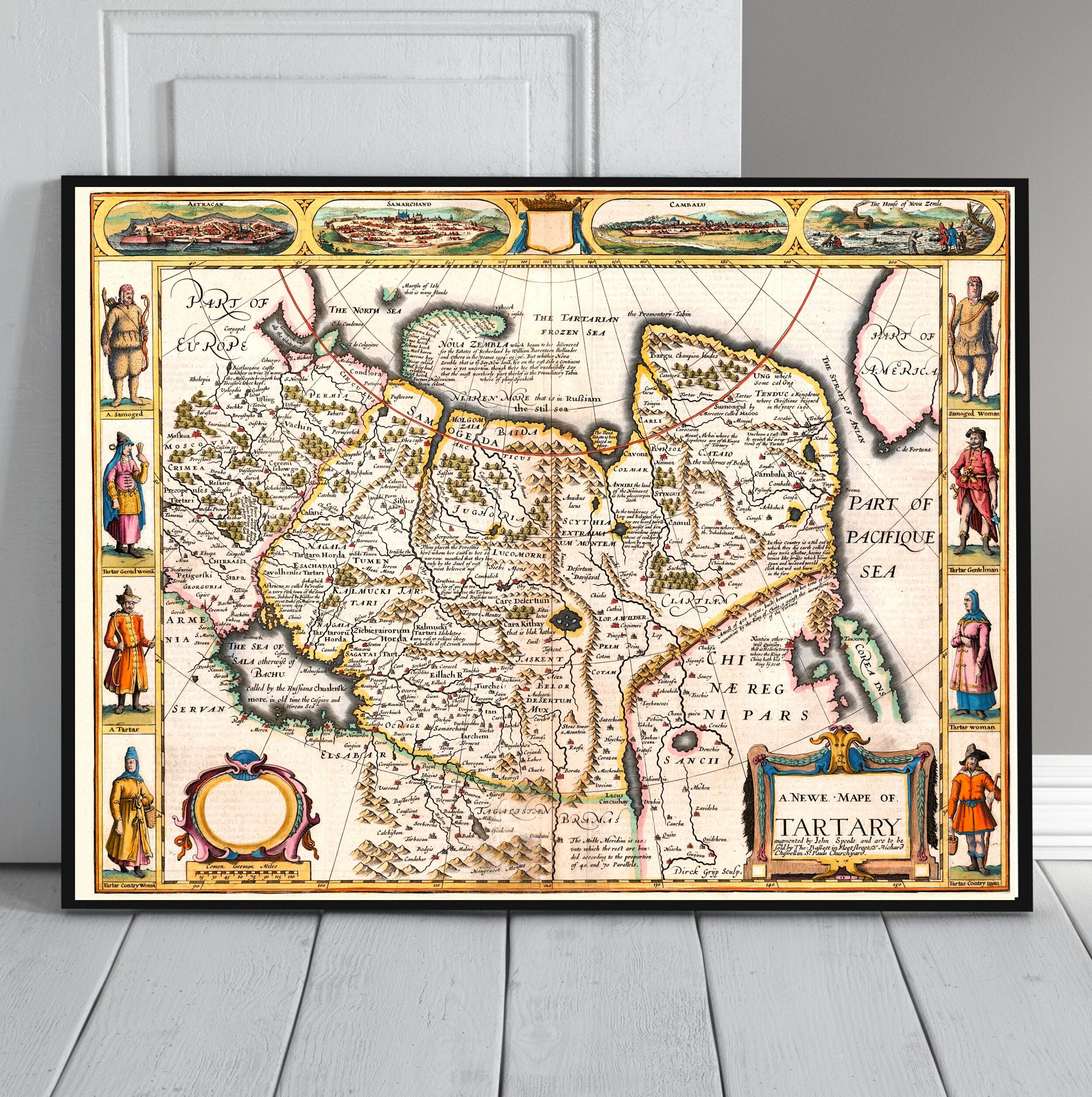 High Resolution Map of Tartary, Digital Download, Tartarian Map ...