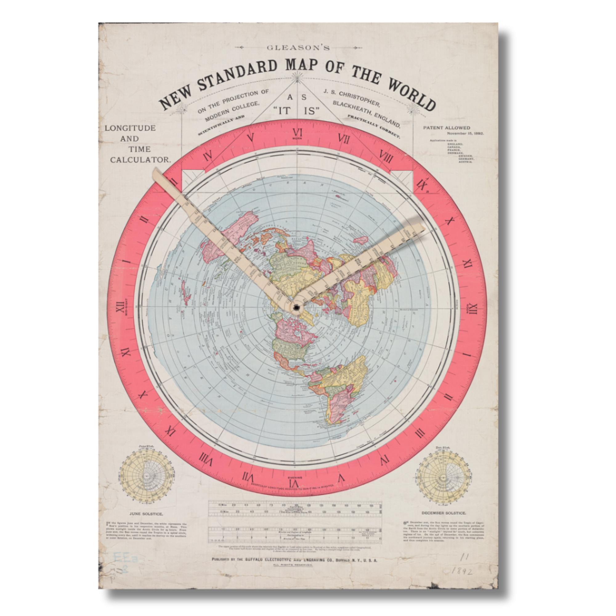 Alex Gleason 1892 Map Remastered Hi-res Digital Download of Standard ...