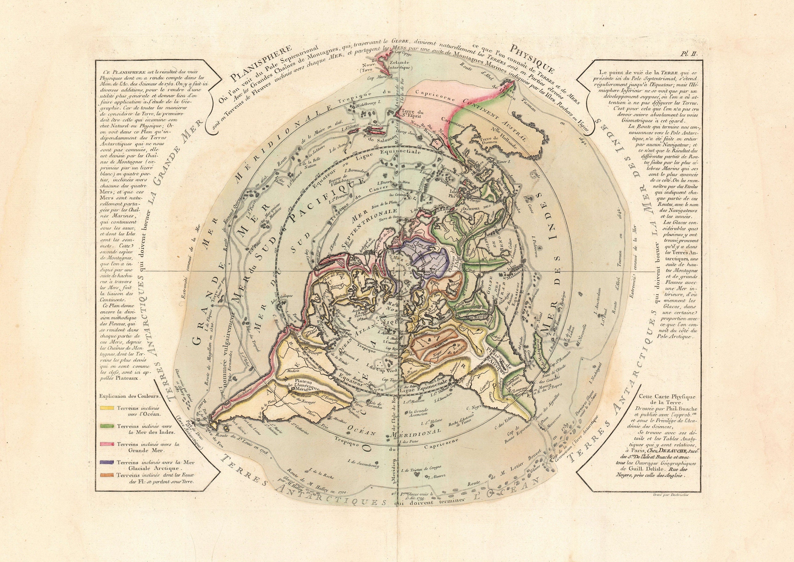 Fra Mauro Map Upscaled, Digital Download, Flat Earth Map, 1460, Earth ...