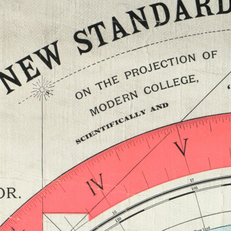 Alexander Gleason's Vintage 1892 Map Upscaled, Digital Download ...