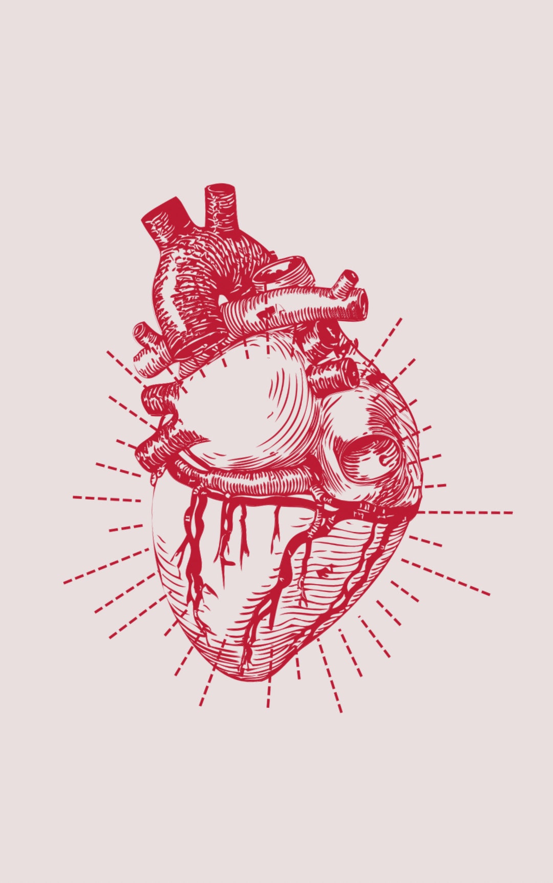 Heart Art - Etsy