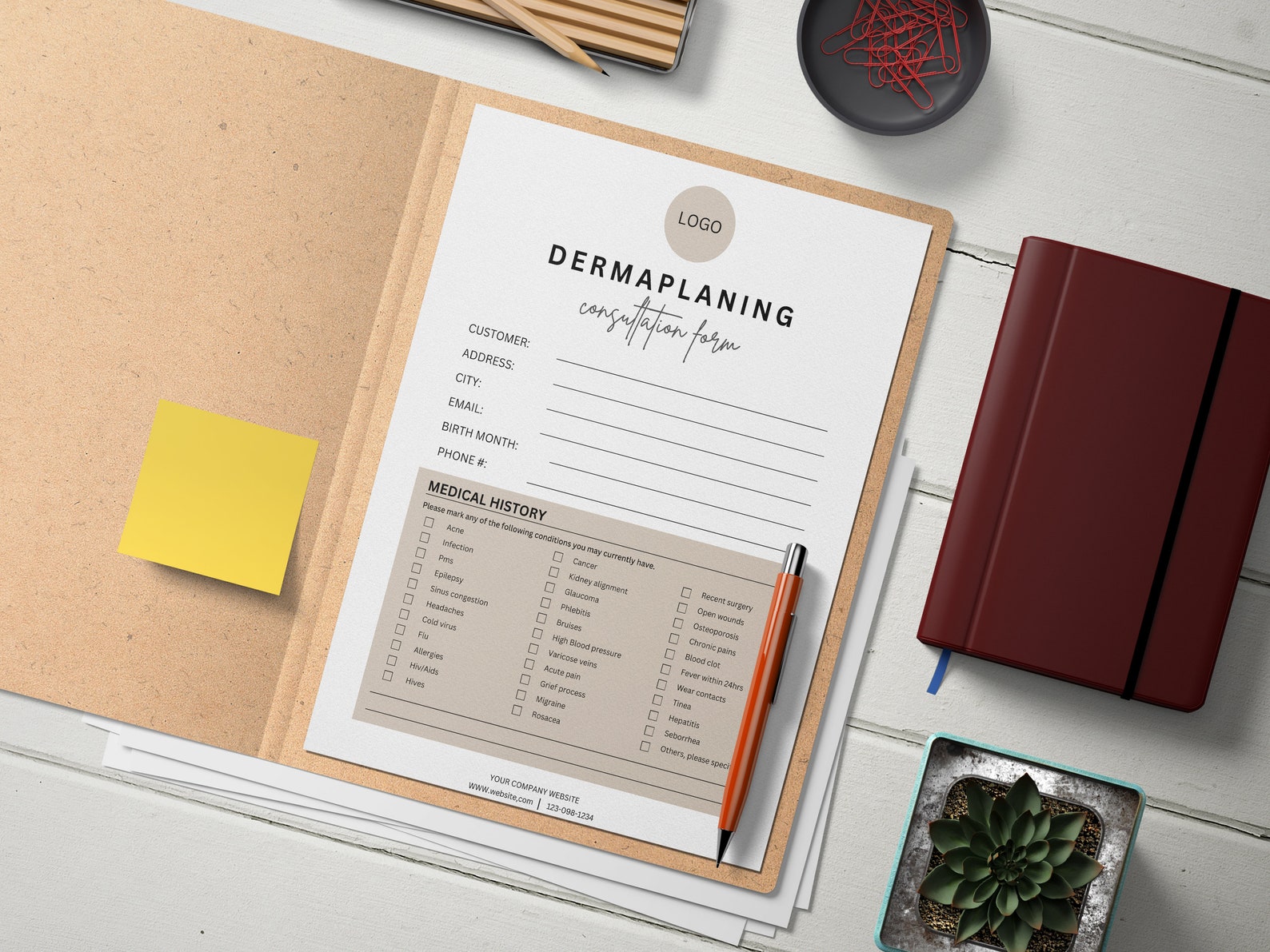 Editable Dermaplaning Consent Form Template, Esthetician Template, Skin ...