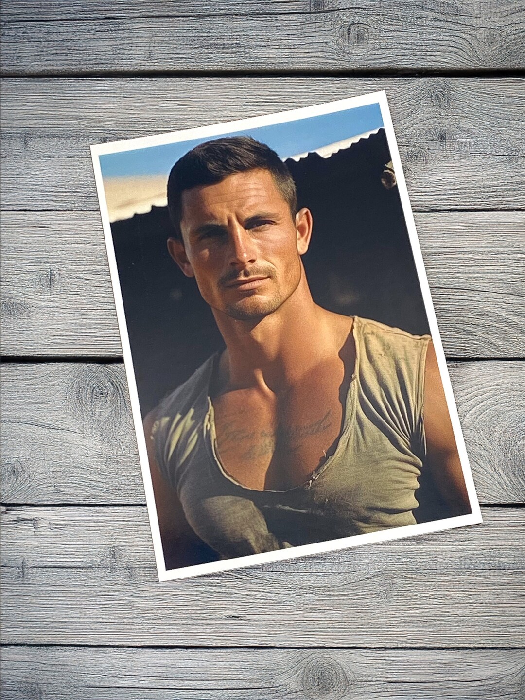 Aussie Male Model Art Photo, Muscular Beefcake Photo, Handsome Art ...